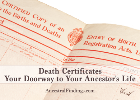 Death Certificates: A Closer Look at Death Records #1