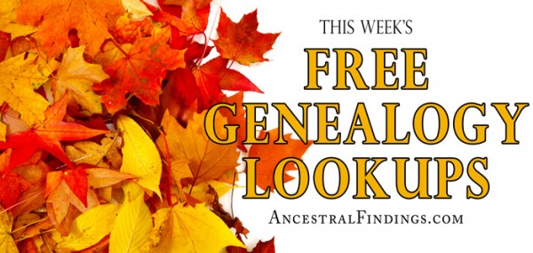 Free Genealogy LookupsAncestral Findings