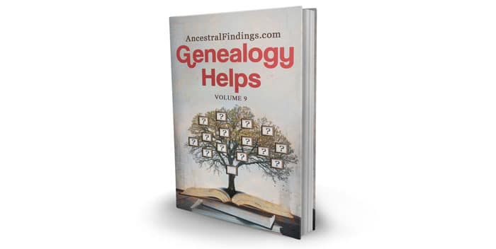 Genealogy Helps #9 (eBook) | Ancestral Findings