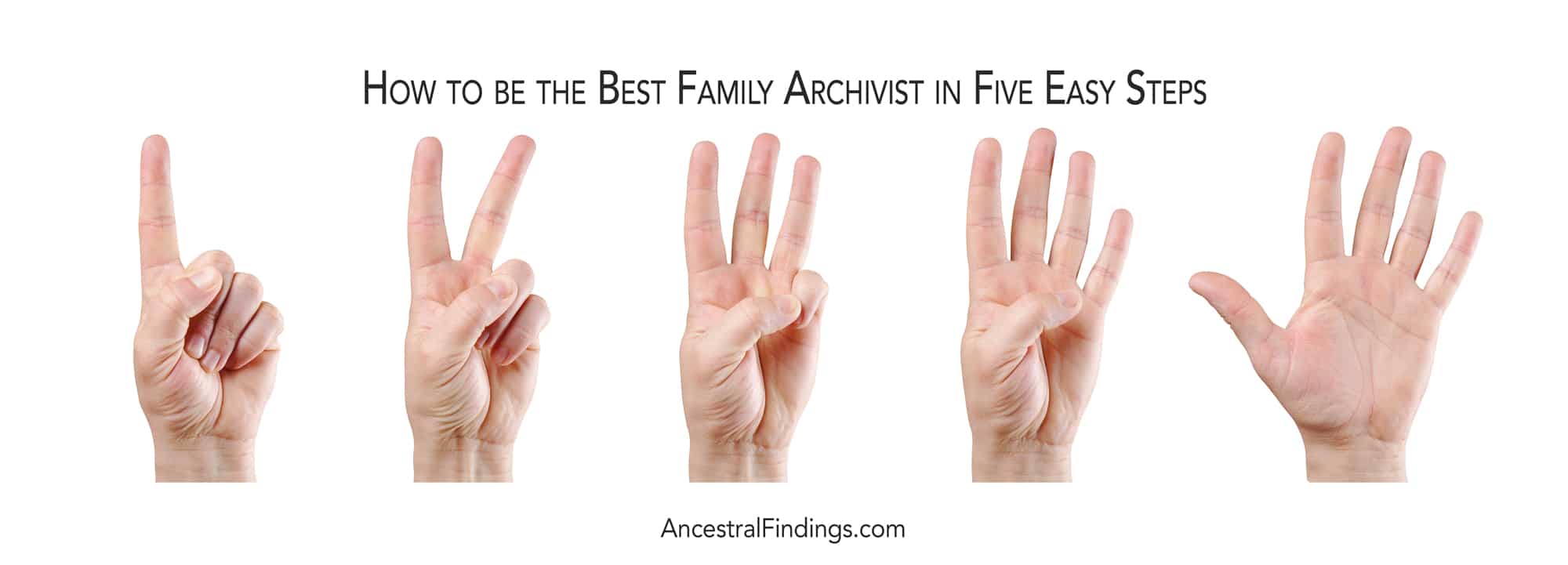 How to Be the Best Family Archivist in Five Easy Steps | Ancestral Findings