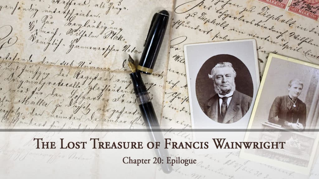 The Lost Treasure of Francis Wainwright, Chapter 15: What Was Inside ...