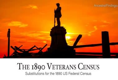 Vital Records: Substitutions for the 1890 US Federal Census | Ancestral ...