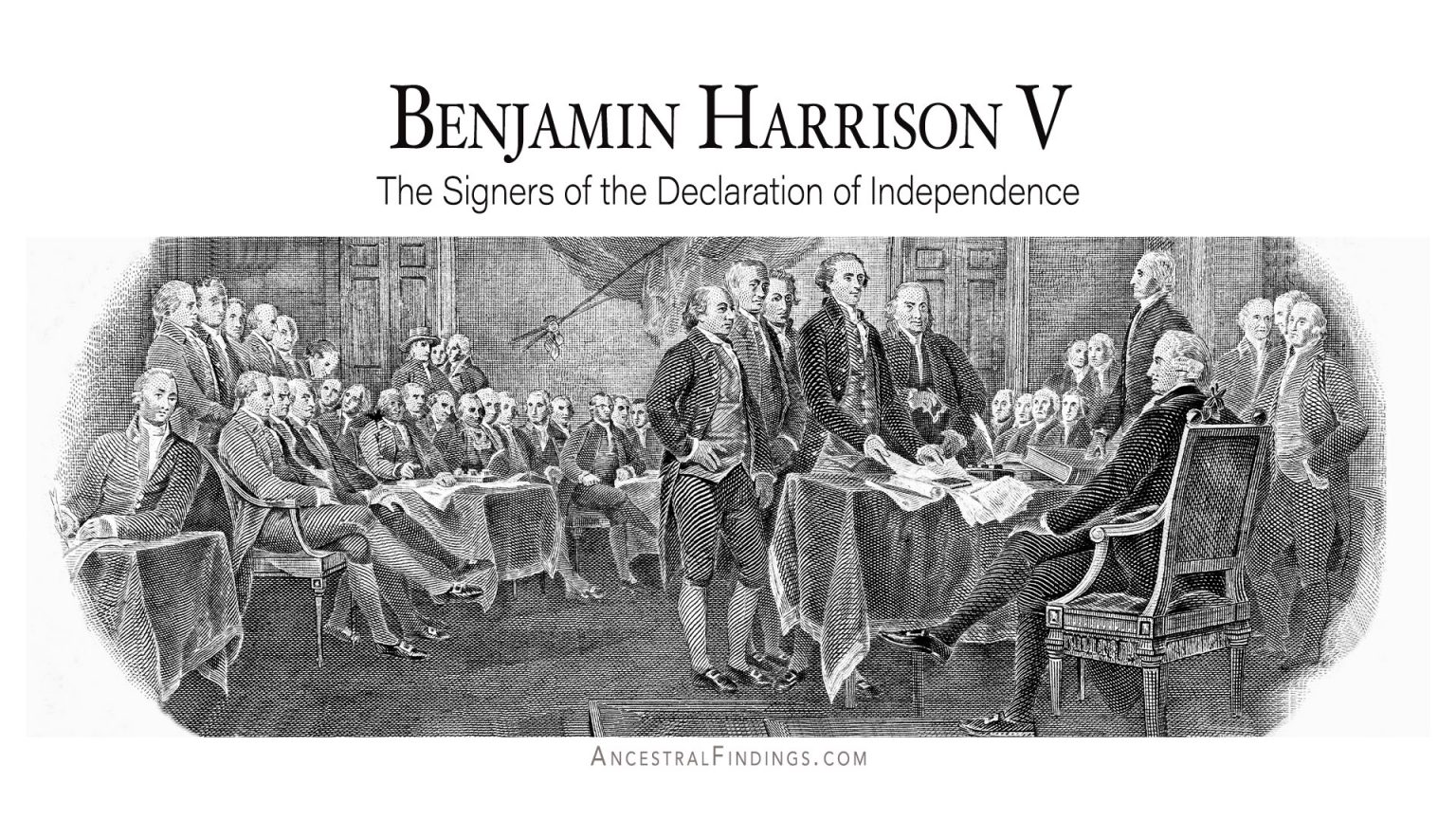 Benjamin Harrison V: The Signers of the Declaration of Independence ...