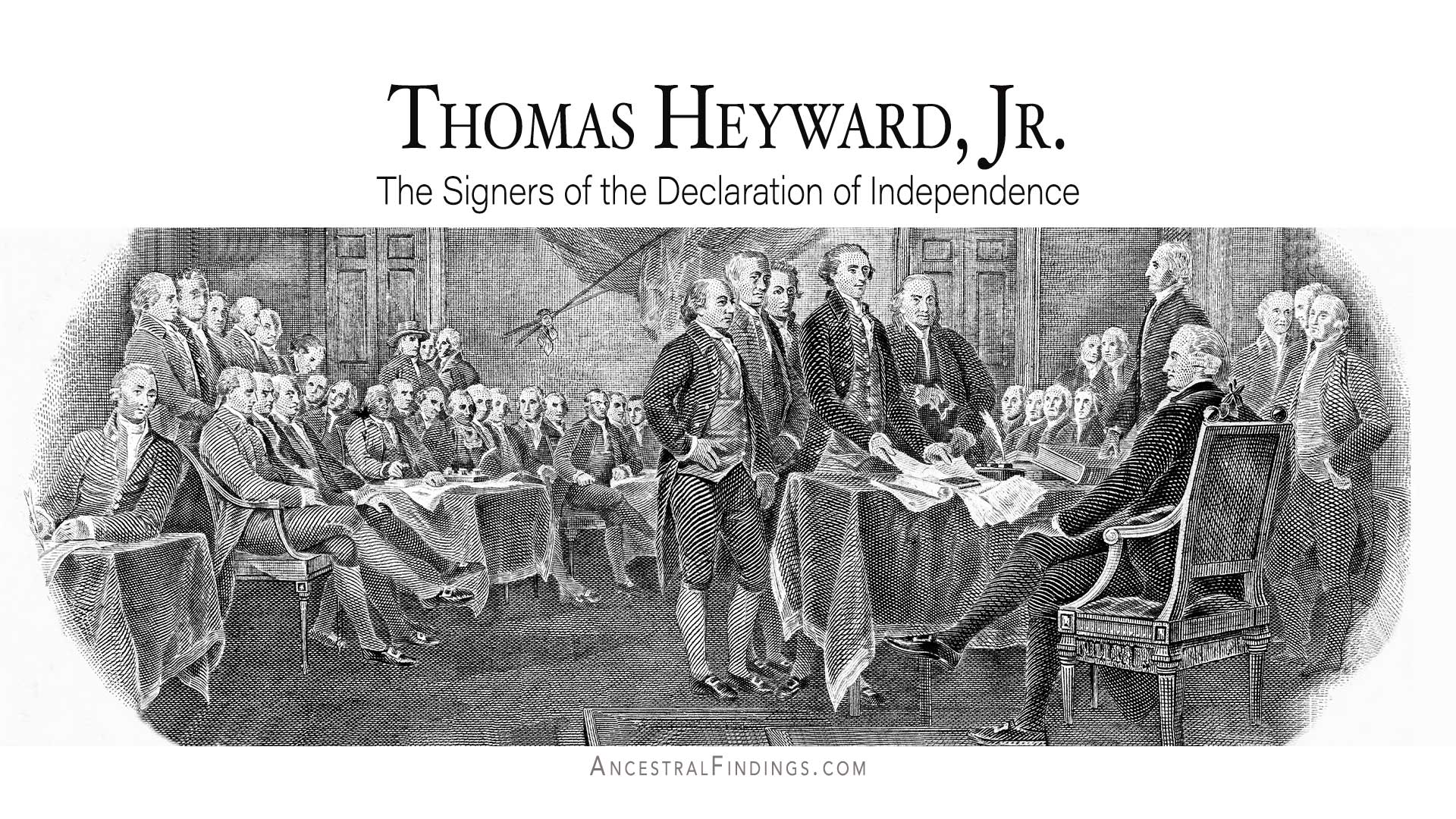 Thomas Heyward, Jr.: The Signers of the Declaration of Independence